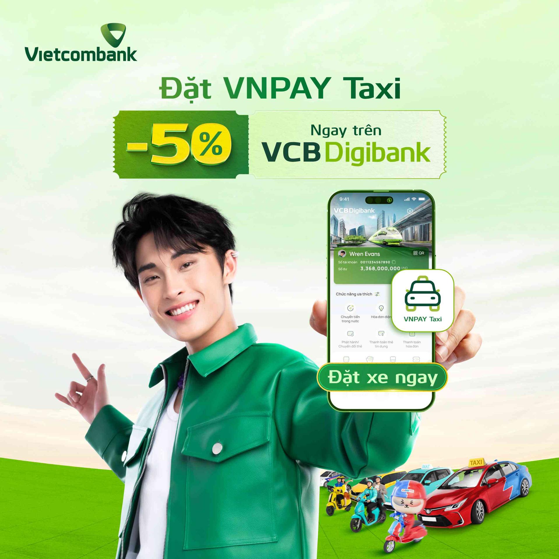 Gọi Taxi Online trên ứng dụng ngân hàng và VNPAY App