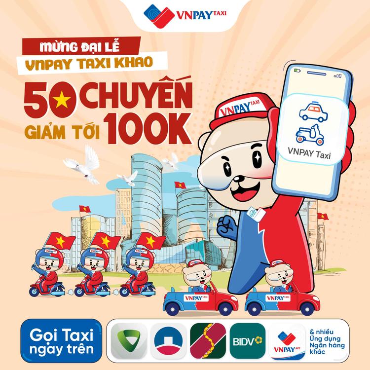 Gọi Taxi Online trên ứng dụng ngân hàng và VNPAY App